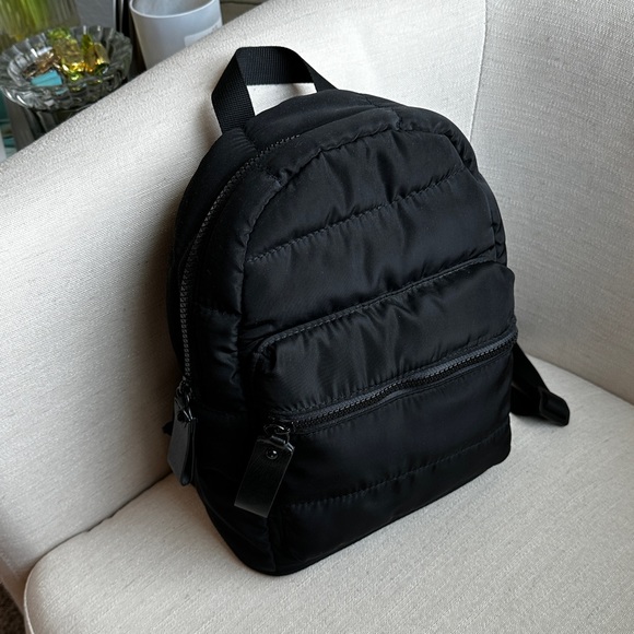 Mossimo Supply Co. | Bags | Small Black Quilted Nylon Backpack | Poshmark
